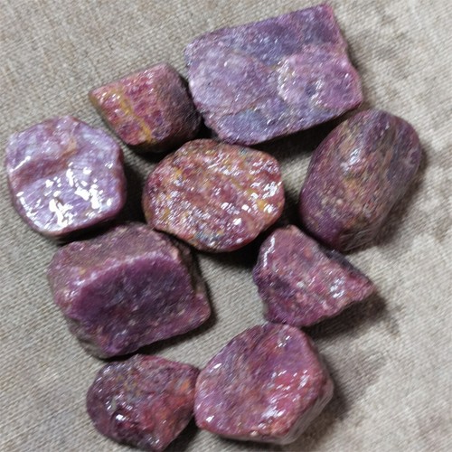 117g Natural Red Corundum Ruby Crystal Rough Mineral Specimen C36 | eBay