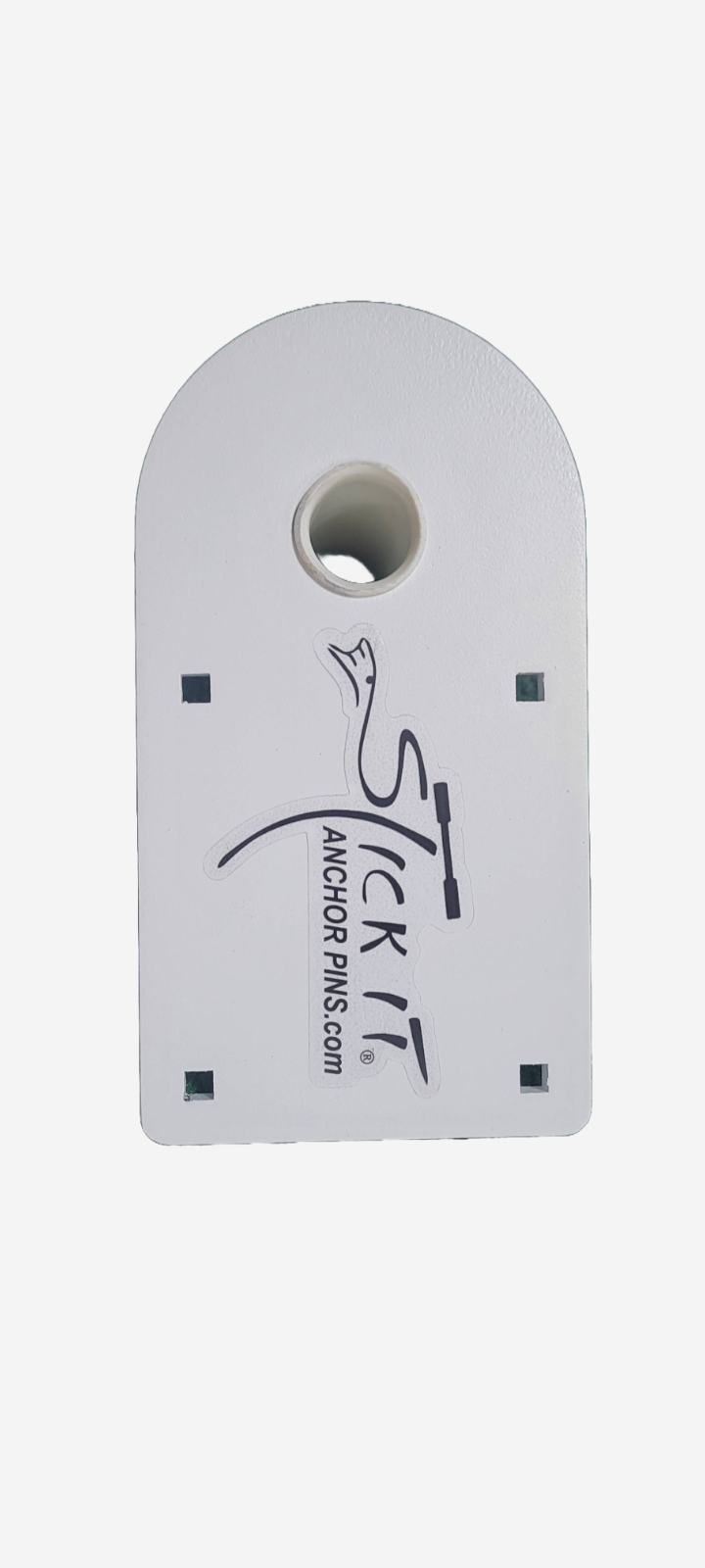Stick It Anchor Pins Shallow Water Anchor Bracket for Pontoons (White ...