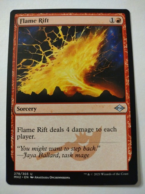 MTG Flame Rift Modern Horizons 2 278/303 Regular Uncommon for sale ...