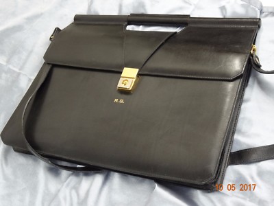 Italy R.G. Edwards Genuine Leather Briefcase bag | eBay
