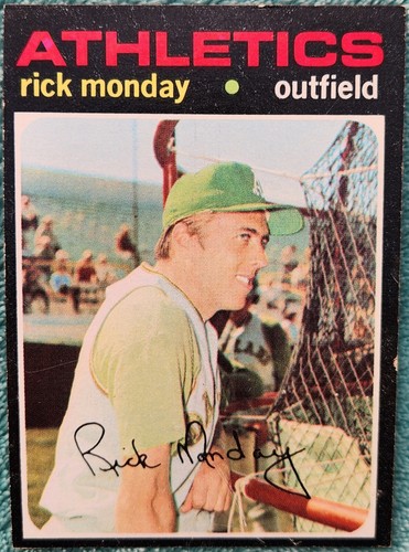 Rick Monday Oakland A's 1971 Topps Baseball Card #135 Ex | eBay