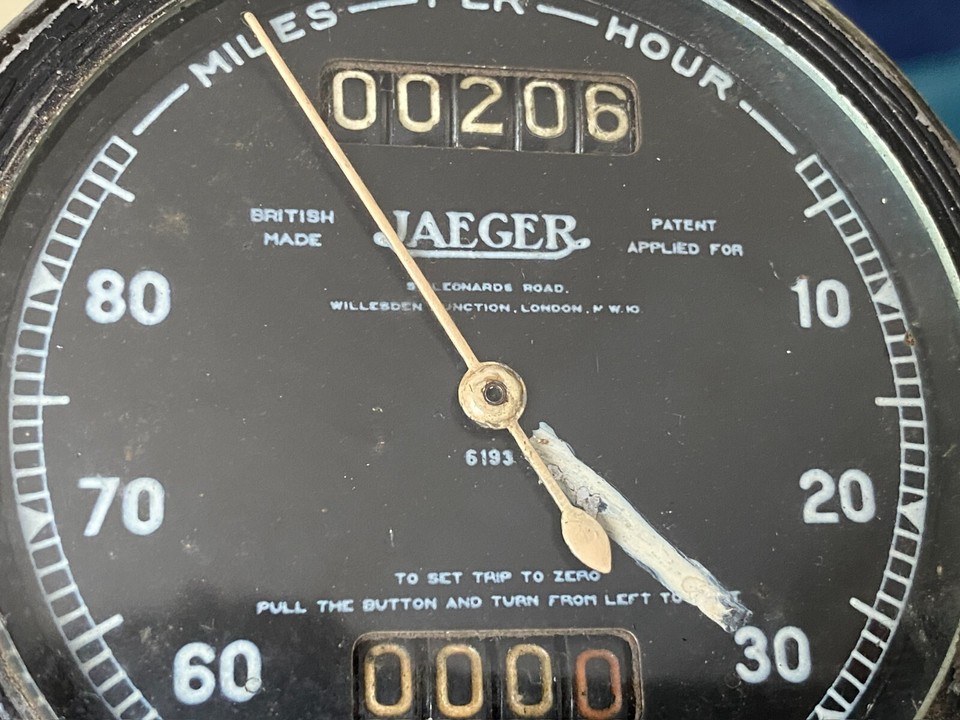 British Jaeger 80 Miles per Hour Speedo Speedometer London | eBay UK