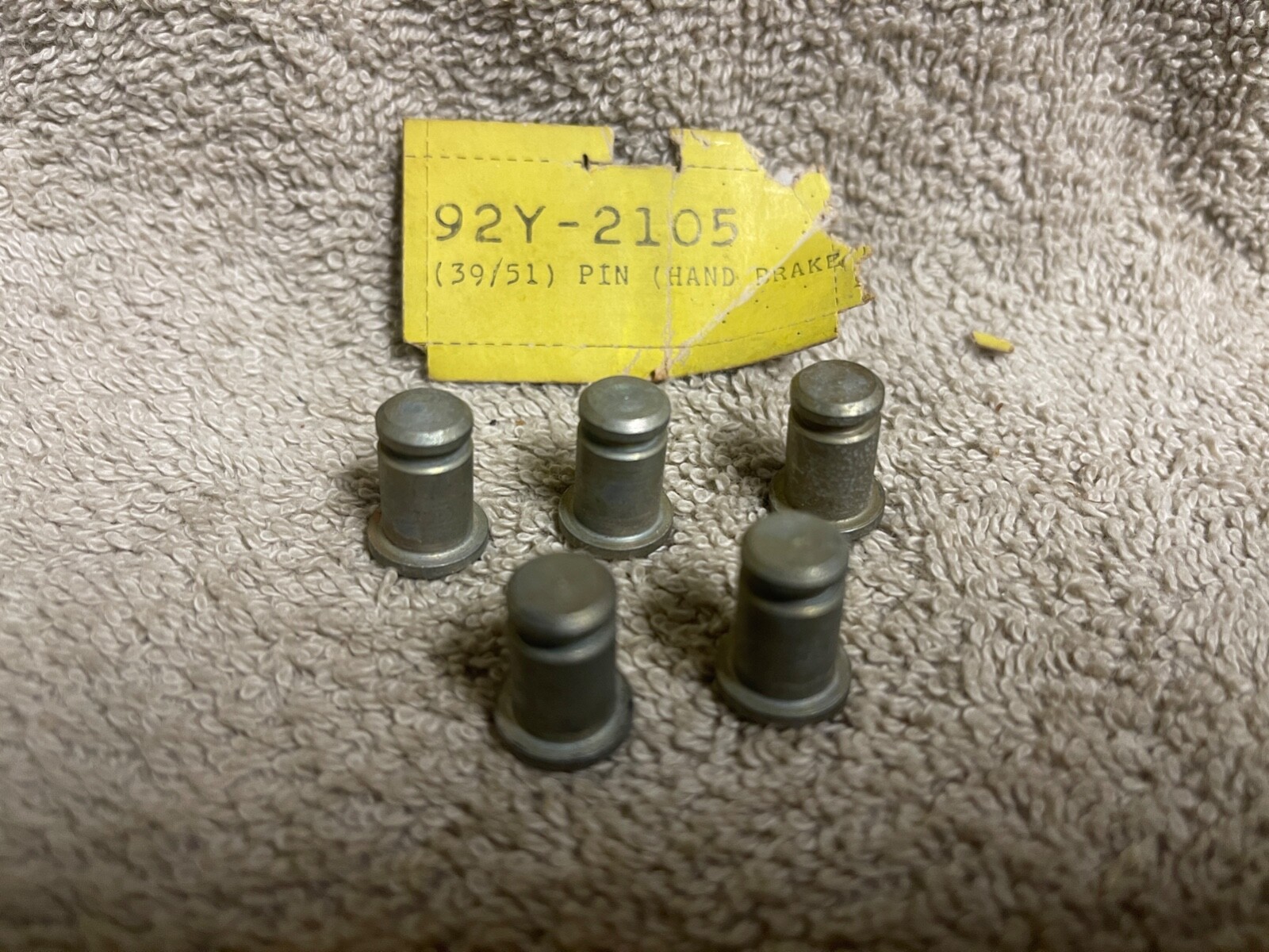 NOS FORD 92Y-2105 1939-51 REAR BRAKE HAND EMERGENCY BRAKE CROSS BAR PIN ...