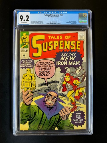 TALES OF SUSPENSE #48 CGC 9.2 Iron Man - 1st Red/Gold Armor -EXCEL ...