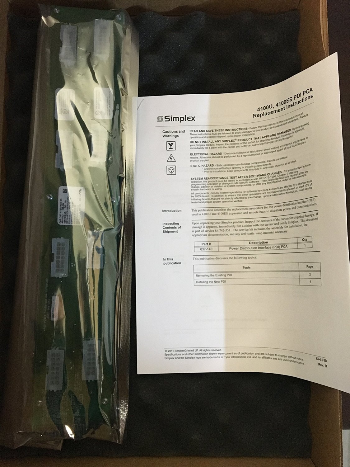 SIMPLEX 742-351 - Power Distribution Board PDI | eBay