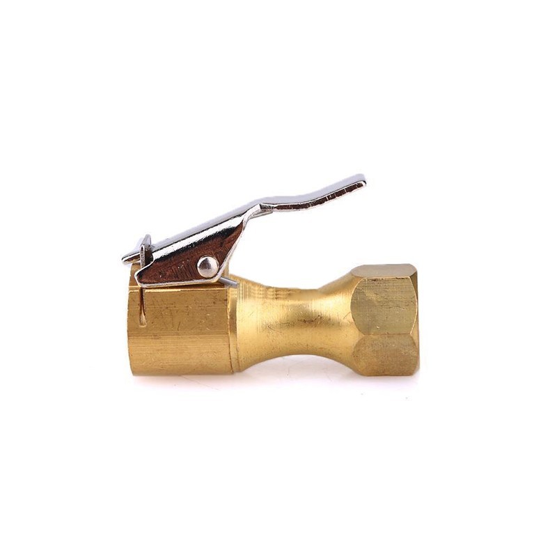 Wire Tire Inflator Valve Inflatable Collet Brass Pump Copper Internal ...