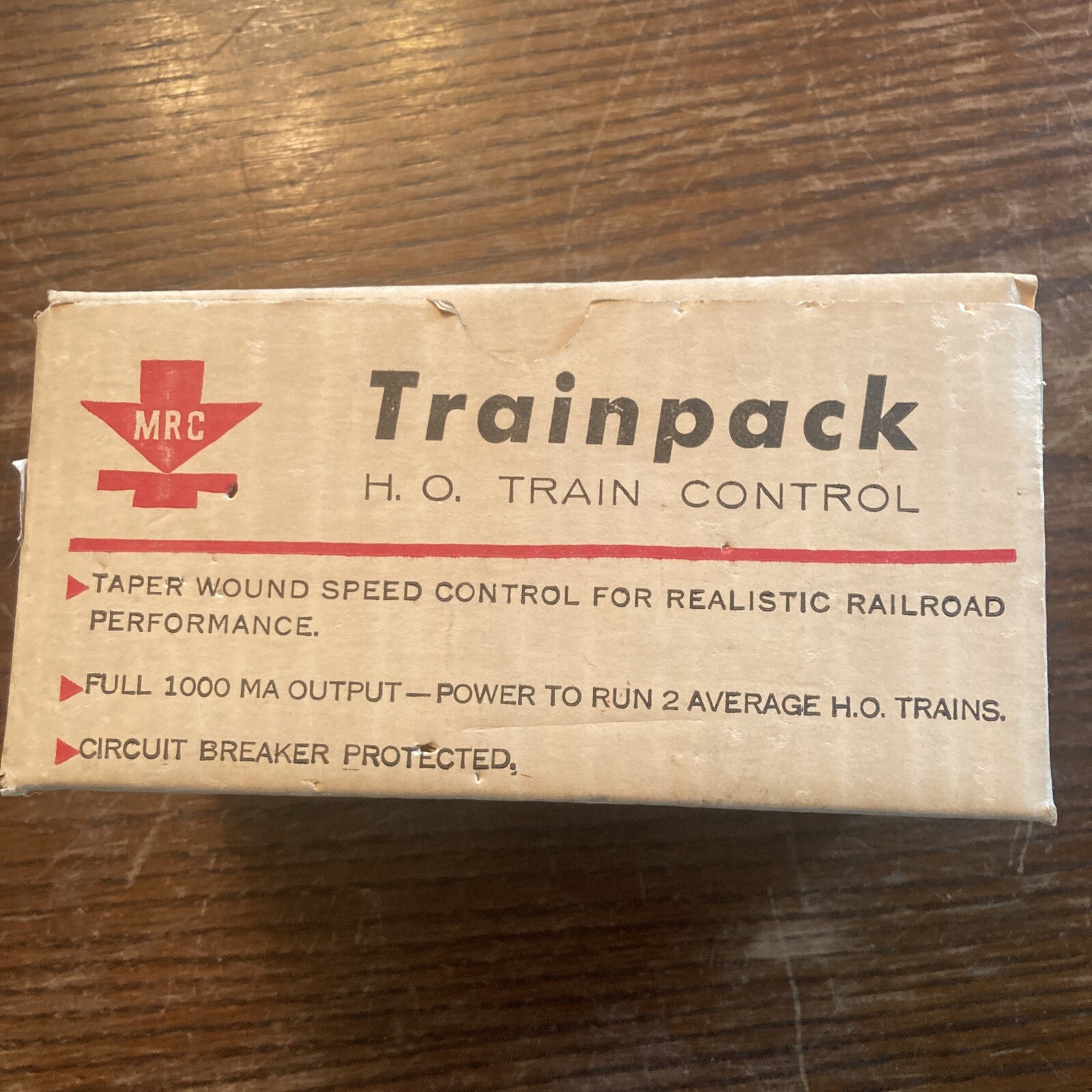 MRC HO Train Pack Control Transformer Model 100 Original Box - Brand ...