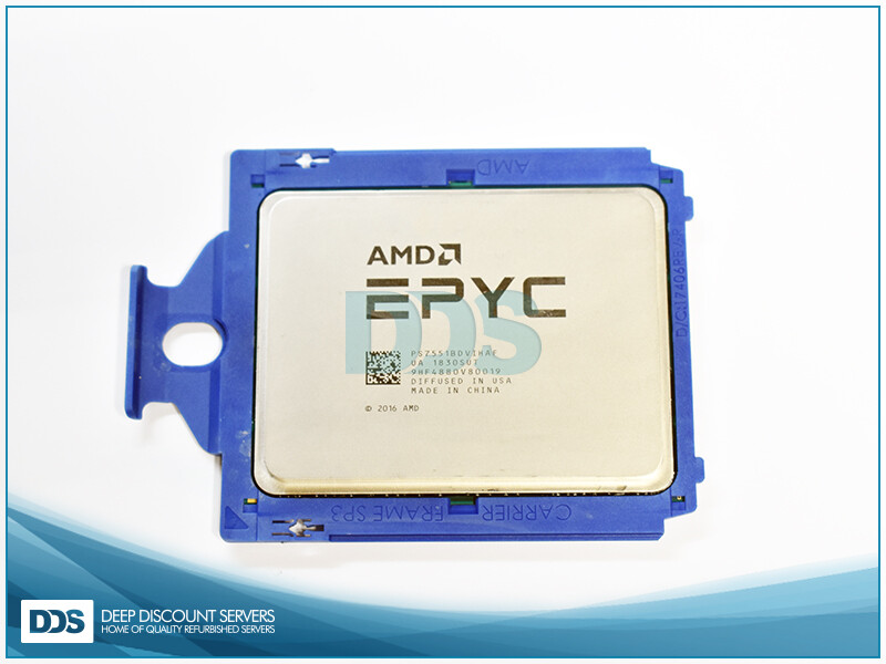 AMD EPYC 7551 32-C 2GHz 180W LGA4094 SP3 CPU PS7551BDVIHAF - Grade A ...