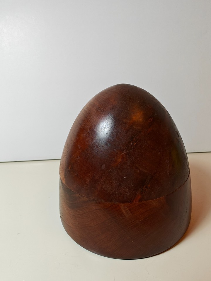 Glossy Handmade Wooden Domed Hidden Trinket Box Made In Kenya | eBay