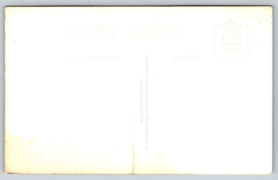 RPPC Little Falls Minn St. Francis Church & School Minnestoa c1940s EKC ...