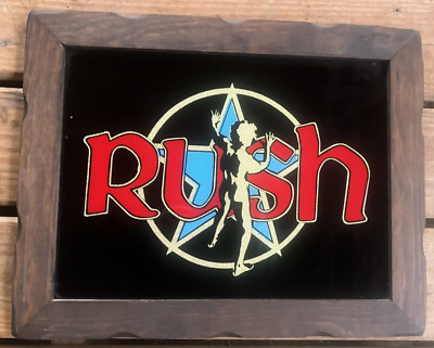 The Band RUSH Starman Logo Carnival Glass Framed--Free Ship | eBay