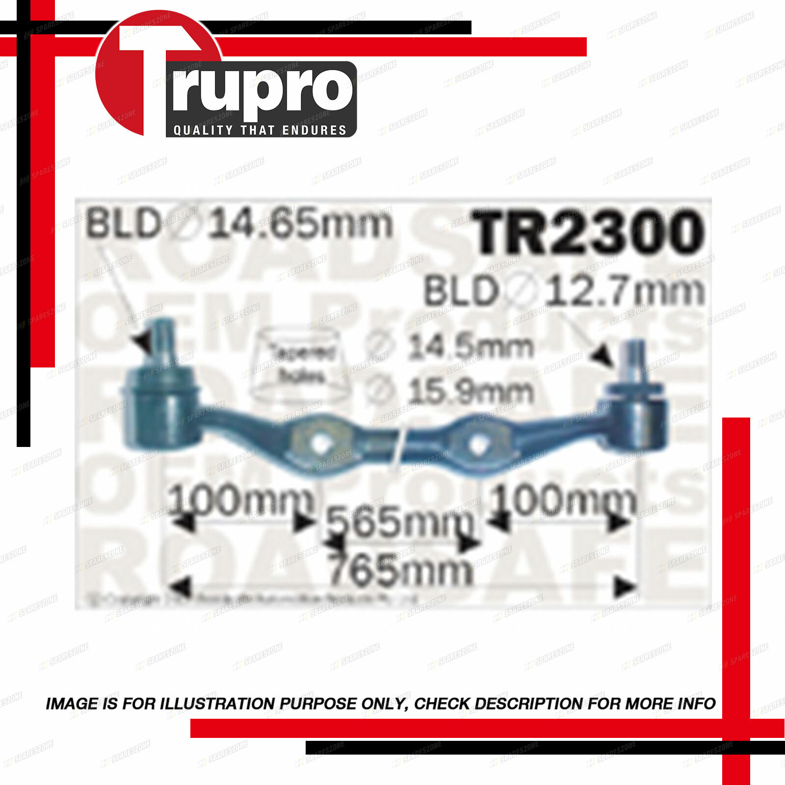 CENTRE ROD for TOYOTA Commercial 2WD Hilux RN3 RN4 Hilux LN3 LN4 2WD ...