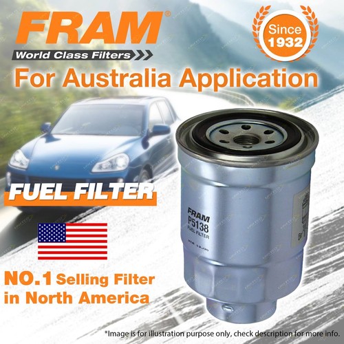 Fram Fuel Filter for Mazda Familia BV BW E2500 Turbo Diesel 4Cyl Refer ...