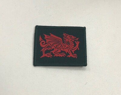 Royal Welsh TRF Regiment Army Badge Patch Hook Loop, MTP Combat ...