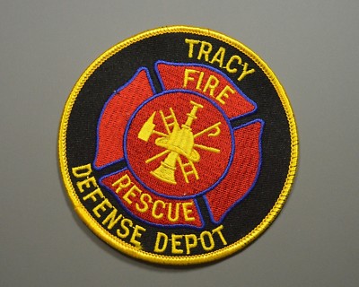 Tracy California Defense Depot Fire Rescue Patch ++ Mint San Joaquin ...