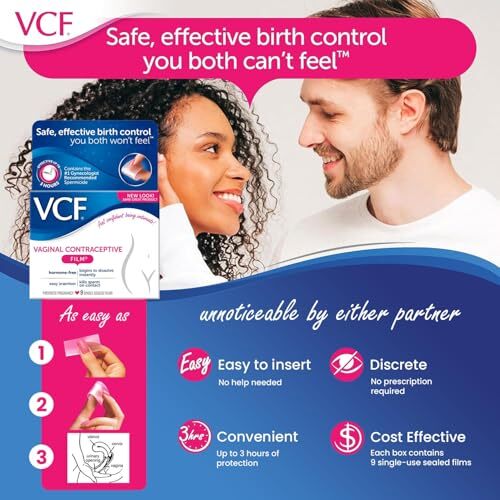 VCF Spermicide Gel Applicators 10 Count Pack of 2 for Effective ...
