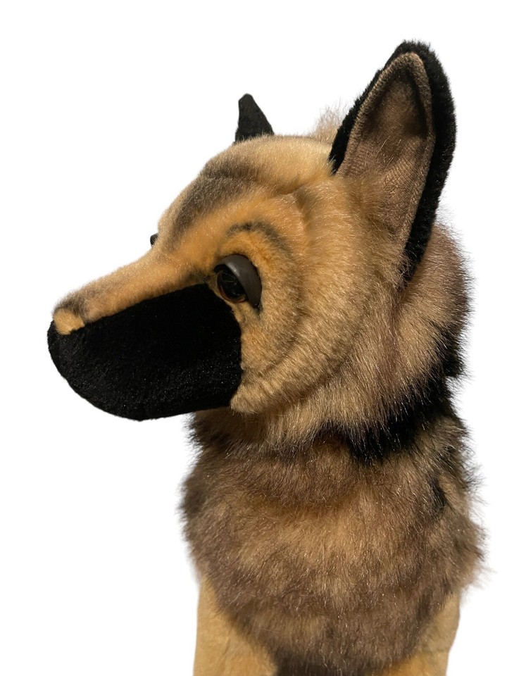 Hansa German Shepherd Puppy - Dog Realistic Soft Animal Stuffed Plush ...