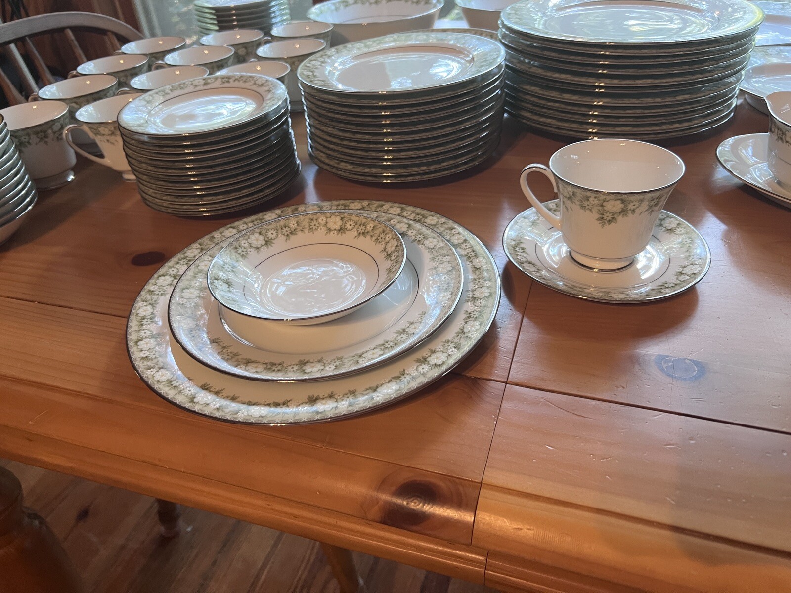 Vintage Noritake Princeton China 6911 Complete Set For 12 and Service ...