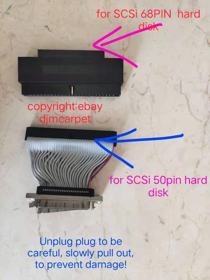 CASTLEWOOD USB to SCSI adapter USB SCSI cable for scsi 50 68 pin hard ...