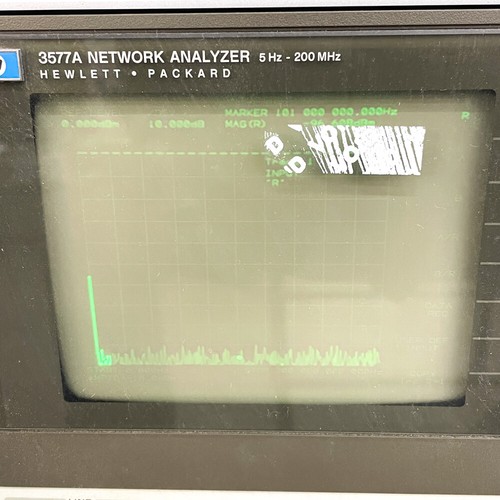 HP Hewlett Packard 3577A Network Analyzer 35677A S-Parameter Test Set ...