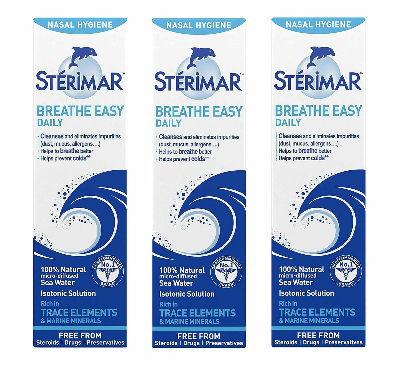 Sterimar Breathe Easy Daily 100ml - 3 Packs | eBay