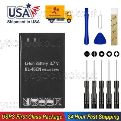 For LG Wine 3 III UN530 Flip Phone 430G Battery New BL-46CN | eBay