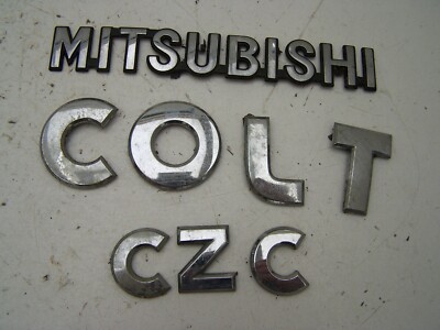 Mitsubishi Colt CZC Convertible Boot badges (2006-2009) | eBay UK
