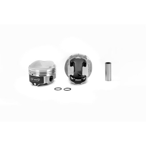 Icon Piston Set IC9917.100; FHR 4.350" Bore 41cc Dome 1V for 63-15 ...