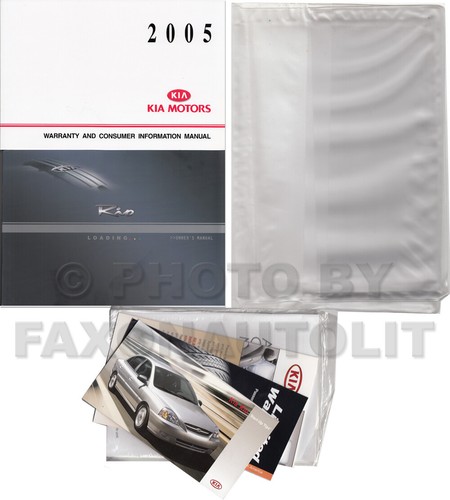 NEW 2005 Kia Rio Owners Manual Package Owner Guide OEM owner guide Book ...