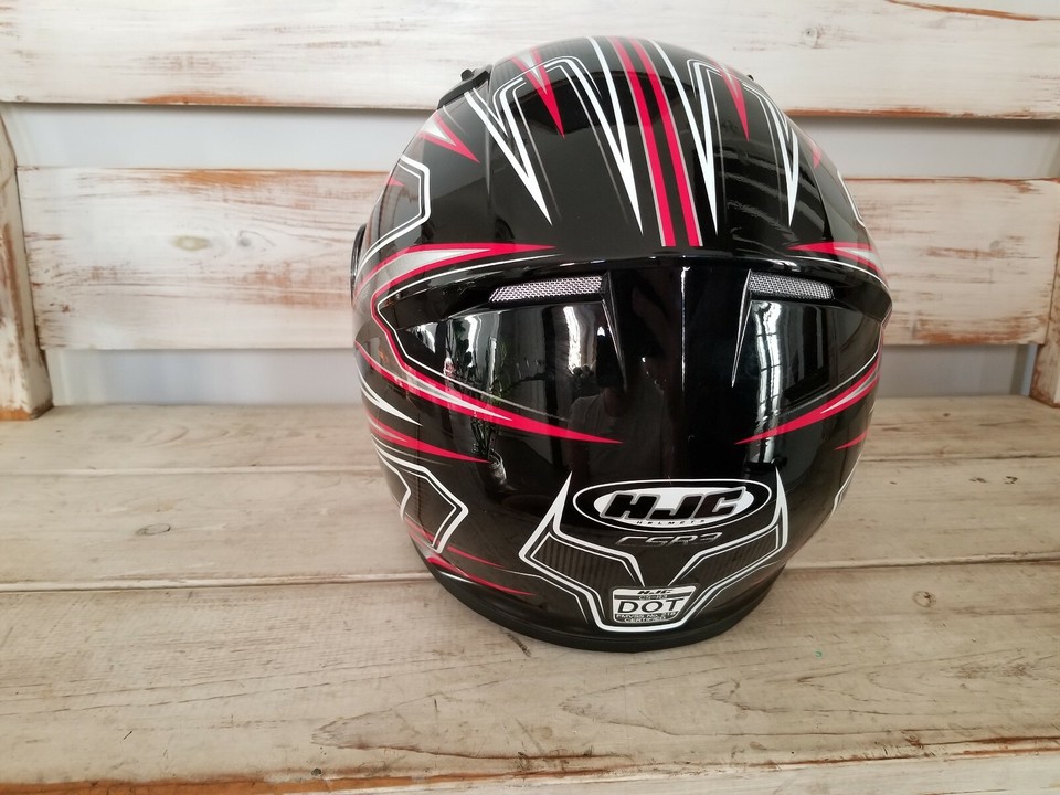 HJC CS-R3 Motorcycle Helmet Black/Red/White Size XS NEW | eBay