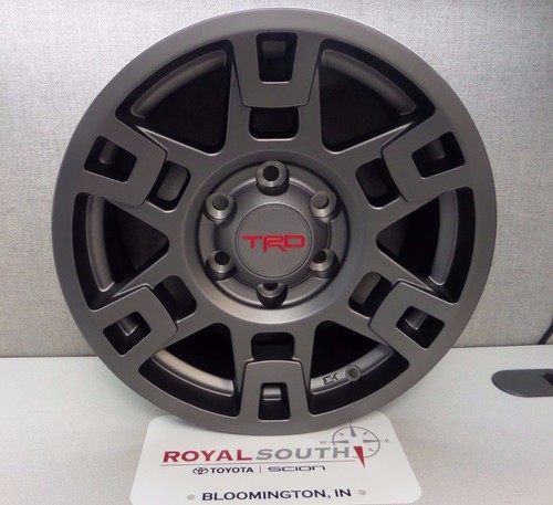 4Runner FJ Cruiser Tacoma TRD 17" Matte Gray Wheel Genuine OEM OE | eBay