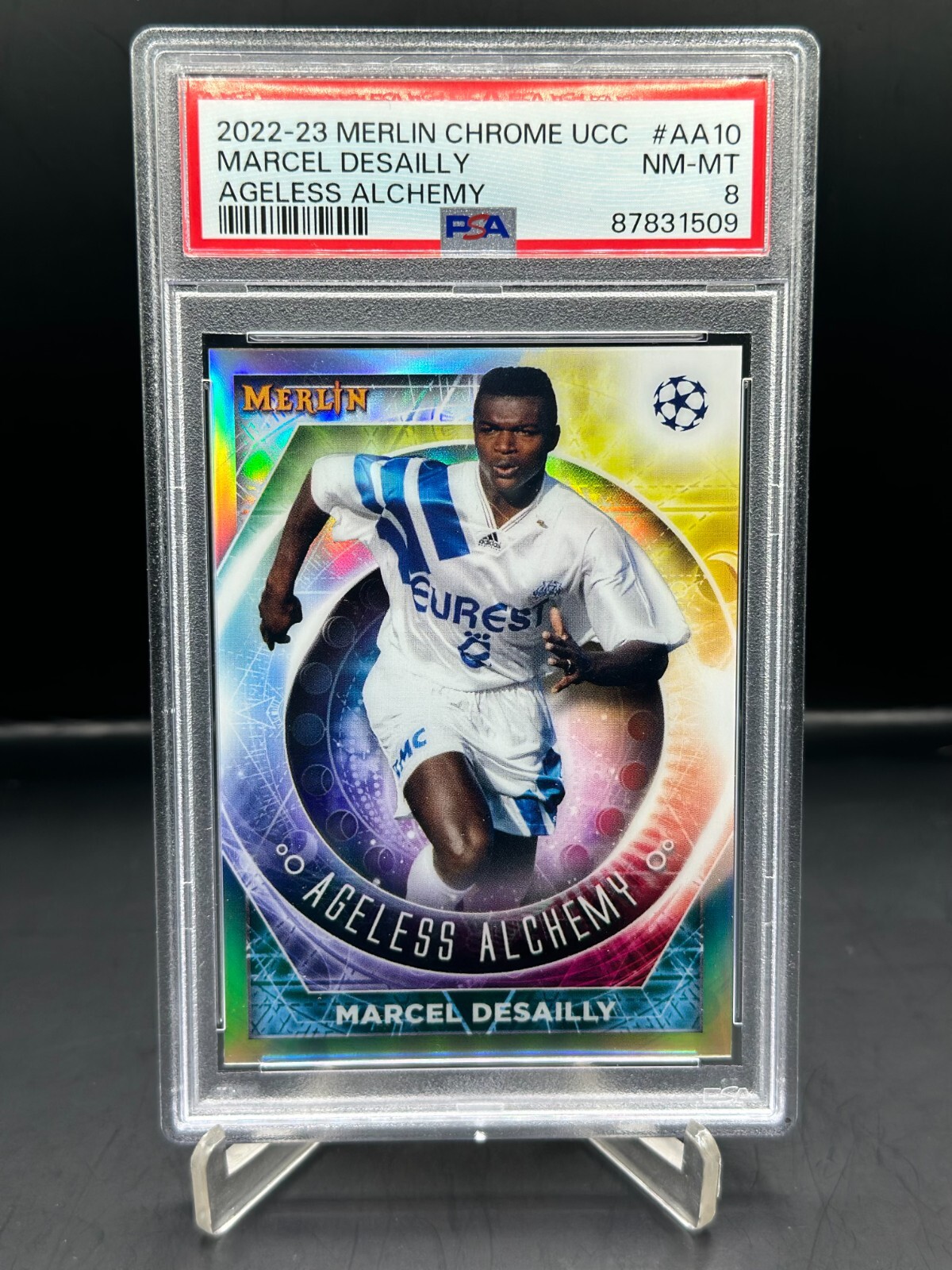 2022-23 Topps Merlin Chrome UCC Marcel Desailly Ageless Alchemy #AA10 ...