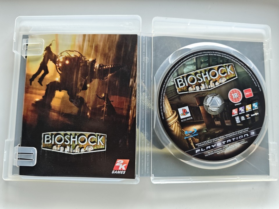 Bioshock PlayStation 3 Game 2010 PS3 Complete W/ Cardboard Sleeve ...