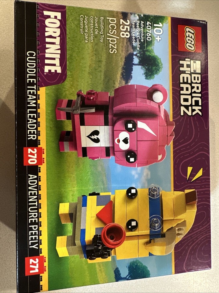 LEGO 40760 BRICKHEADZ Fortnite: Adventure Peeley & Cuddle Team Leader ...