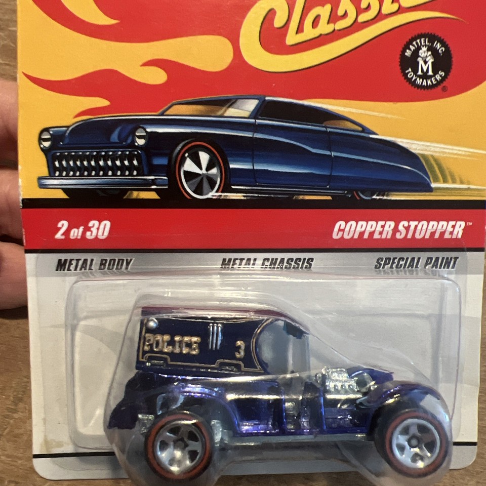 Hot Wheels Classics Copper Stopper 2 of 30 Series 5 Special Paint Metal ...