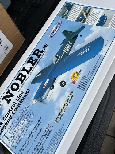 Top Flight Nobler Control Line Stunt ARF Balsa R/c Model Airplane Kit ...