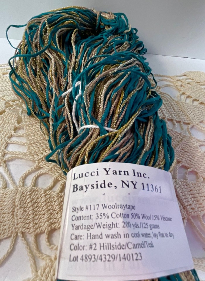 lucci Yarns New Woolraytape Unit of 1 Select From Drop Down Menu 200 ...