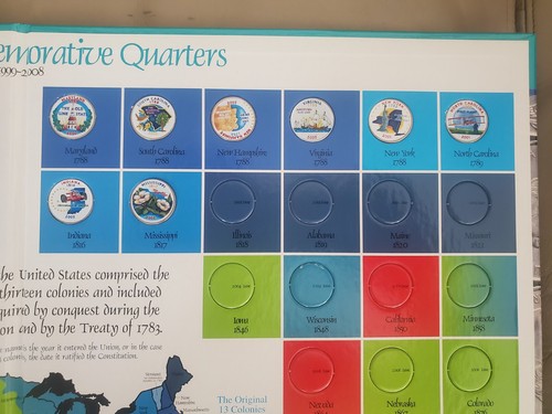 Lot of 20 Commemorative Painted State Quarters | eBay