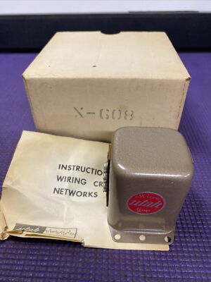 Vintage UTAH X608 Speaker Crossover NOS NIB New In The Box 600 8OHM | eBay