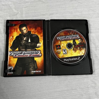 Time Crisis: Crisis Zone Manual And Game Only Sony PlayStation 2 PS2 ...