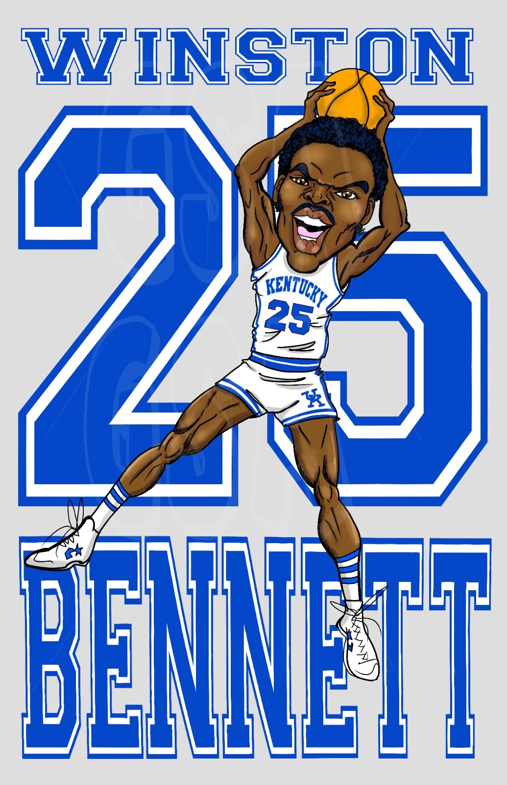 Original Winston Bennett Caricature 11 X 17 Poster | eBay