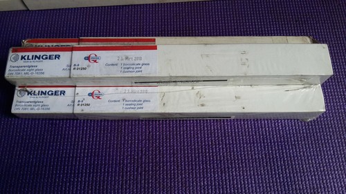 KLINGER B-9 Borosilicate Sight Transparent Glass R01250 DIN 7081 | eBay