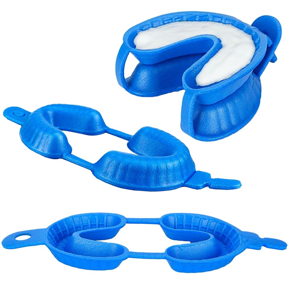 Disposable Dental Fluoride Trays Dual Arch Tray for Gel Foam S/M/L ...