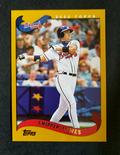2002 Topps CHIPPER JONES Card #410 ~ MINT | eBay