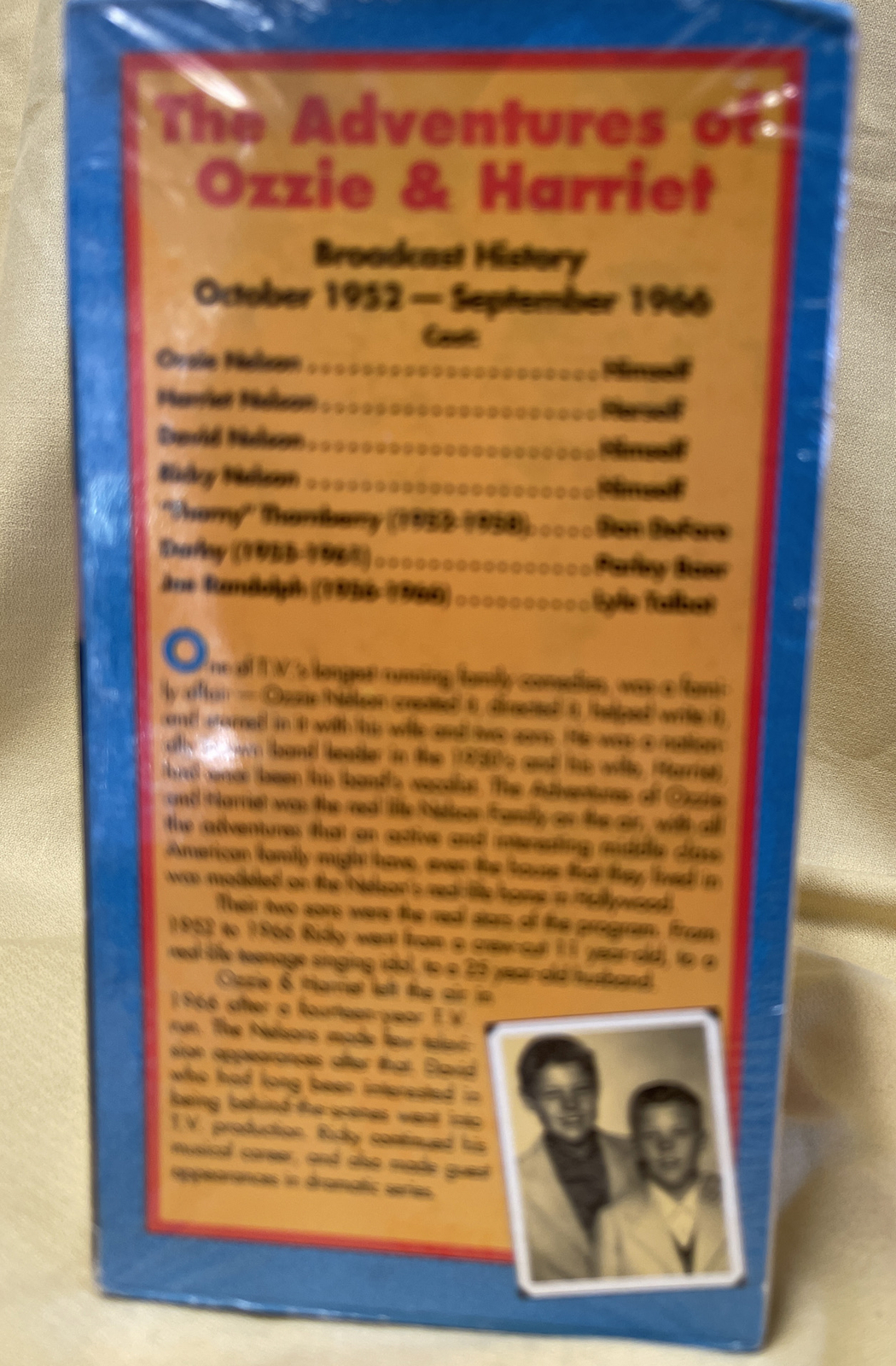 Front Row Entertainment “THE ADVENTURES OF OZZIE & HARRIET” 4 tape ...