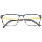 Blackfin Eyeglasses BF785 Lincoln COL.588 Titanium Navy/Mustard Italy ...