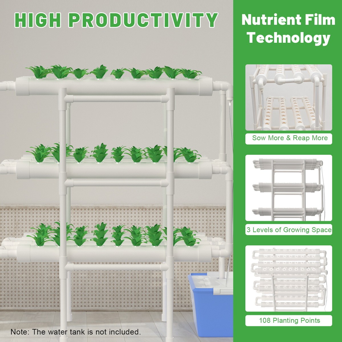 Nutrient Film Hydroponic System