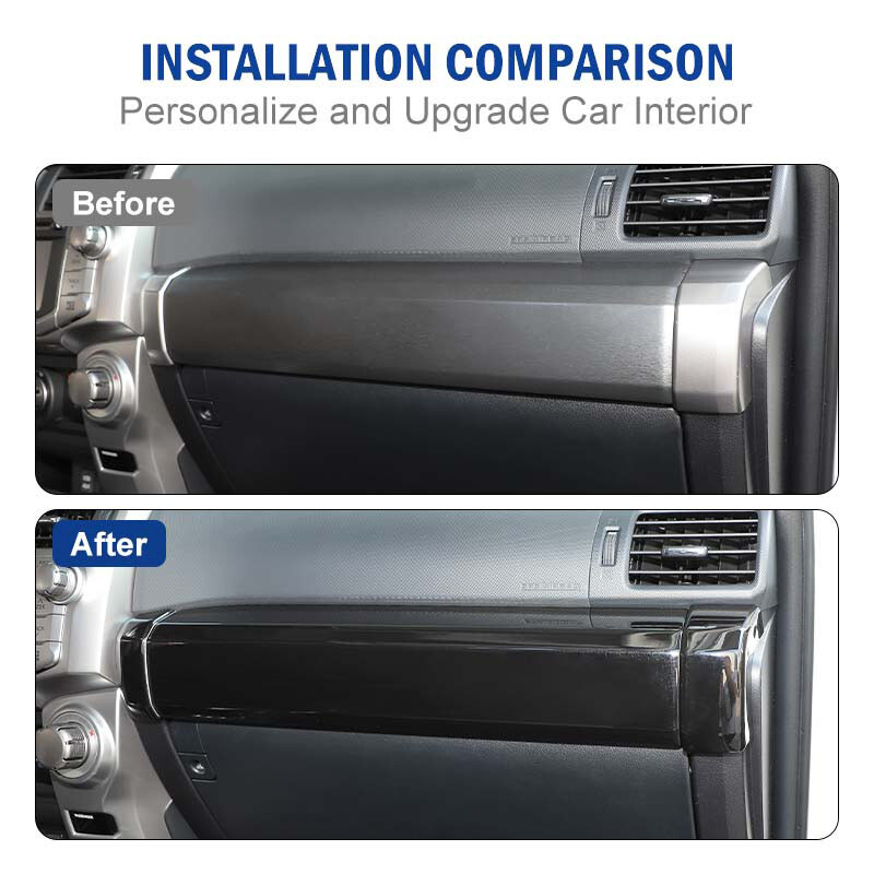 Passenger Co-pilot Dashboard Side Panel Decoration Cover Trim For ...