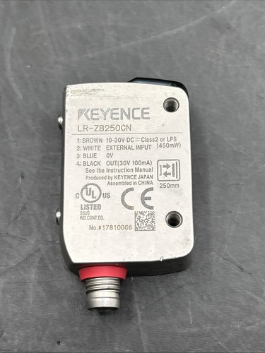 KEYENCE LR-ZB250CN LASER SENSOR 10-30VDC See Pics | eBay