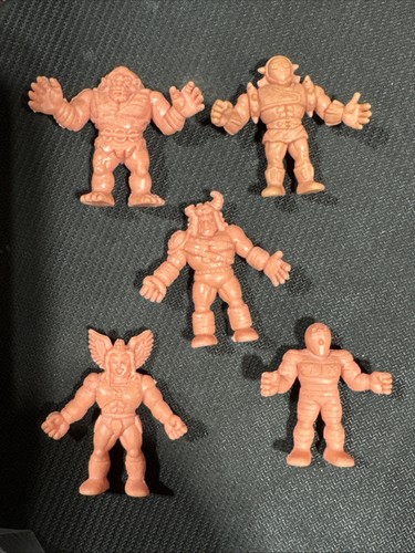 Vtg 1980's Mattel M.U.S.C.L.E. Muscle Men Action Figures Lot of 5 Skin ...